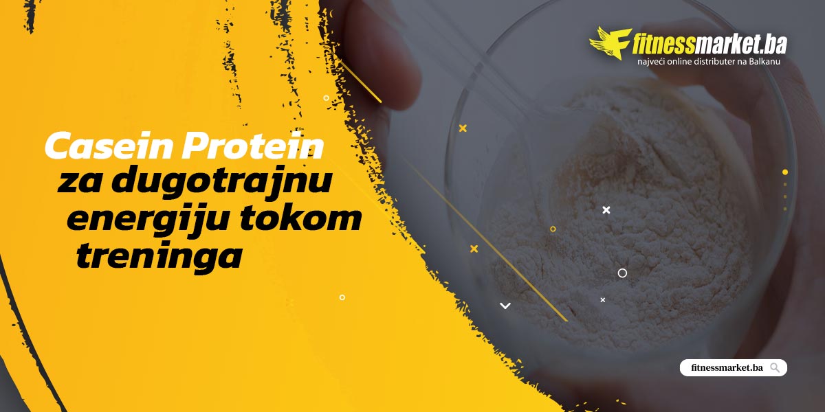 Casein Protein za dugotrajnu energiju tokom treninga - fitnessmarket.ba